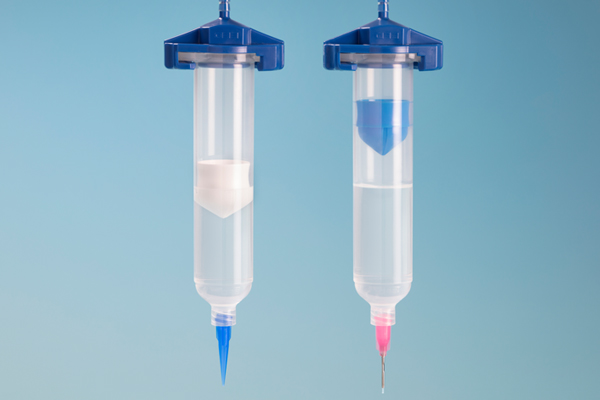 What is the correct way to insert a piston into a syringe barrel or ...