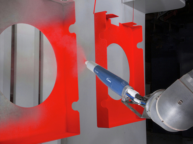 Encore Robot Powder Coating Spray Guns | Nordson