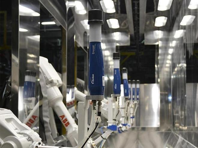 Encore Robot Powder Coating Spray Guns | Nordson